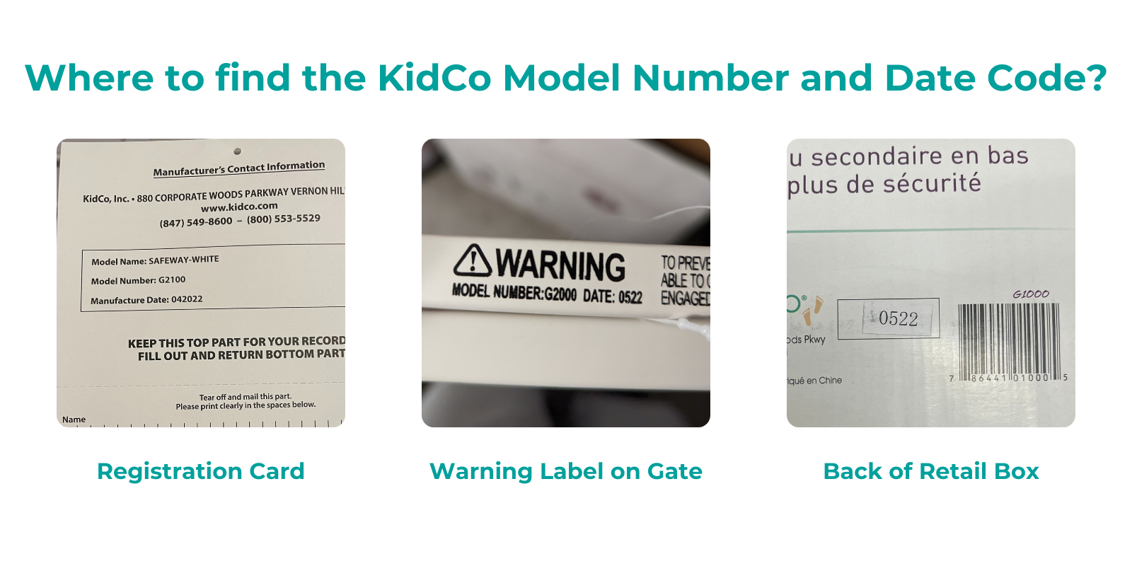 Product User Guides - KidCo